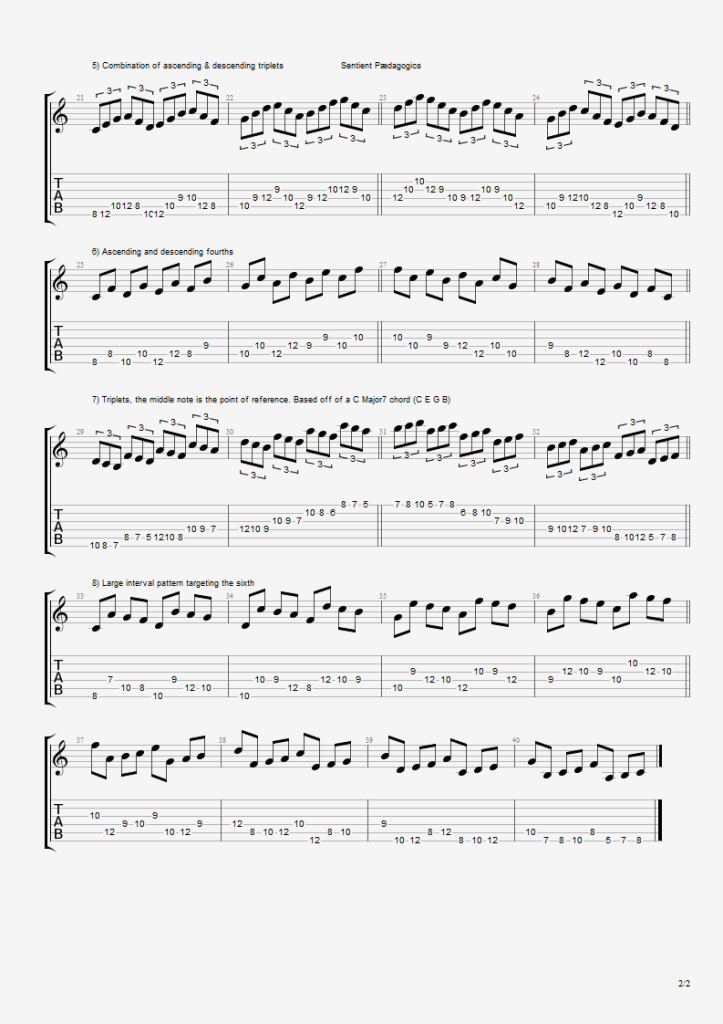 Common Sequences & Patterns - Senchant's Art of Teaching